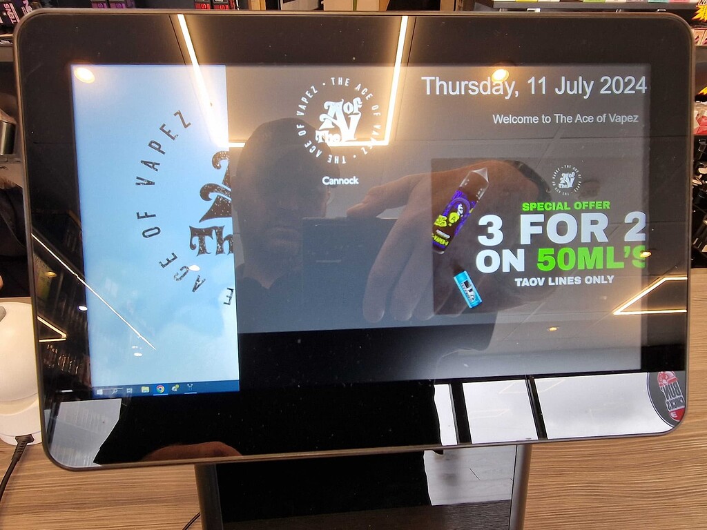 Windows Scaling issue on dual screen Till - Xibo Player for Windows ...