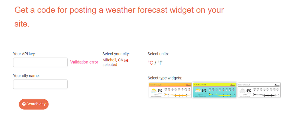 How to Create Weather Widgets That Work (without using a credit card) - CMS Features and ...