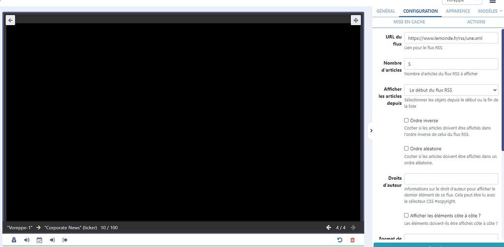 Unable to display rss feed - Xibo Player for Windows - Xibo Community
