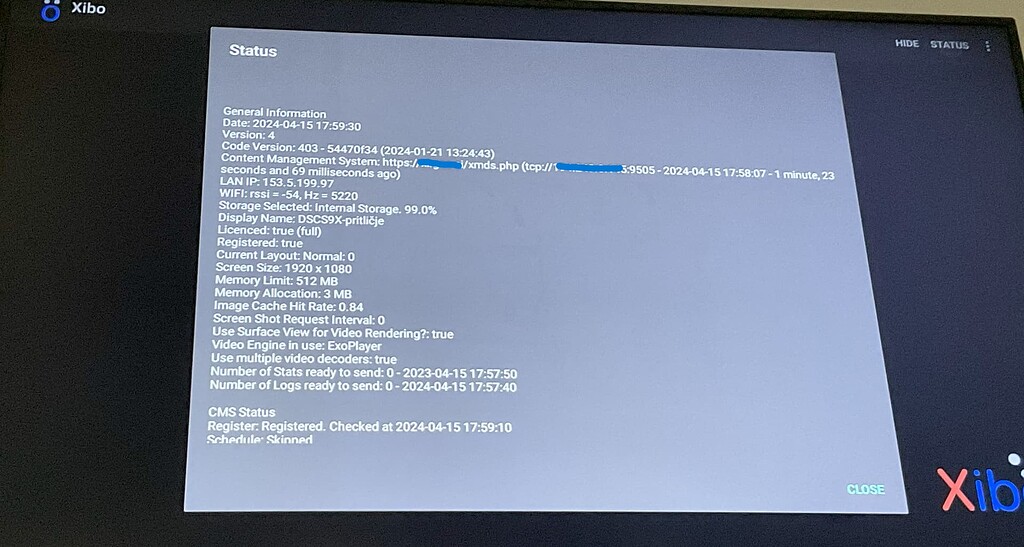 Player keeps on downloading - CMS works, XMR issue? - CMS Features and Functionality - Xibo ...