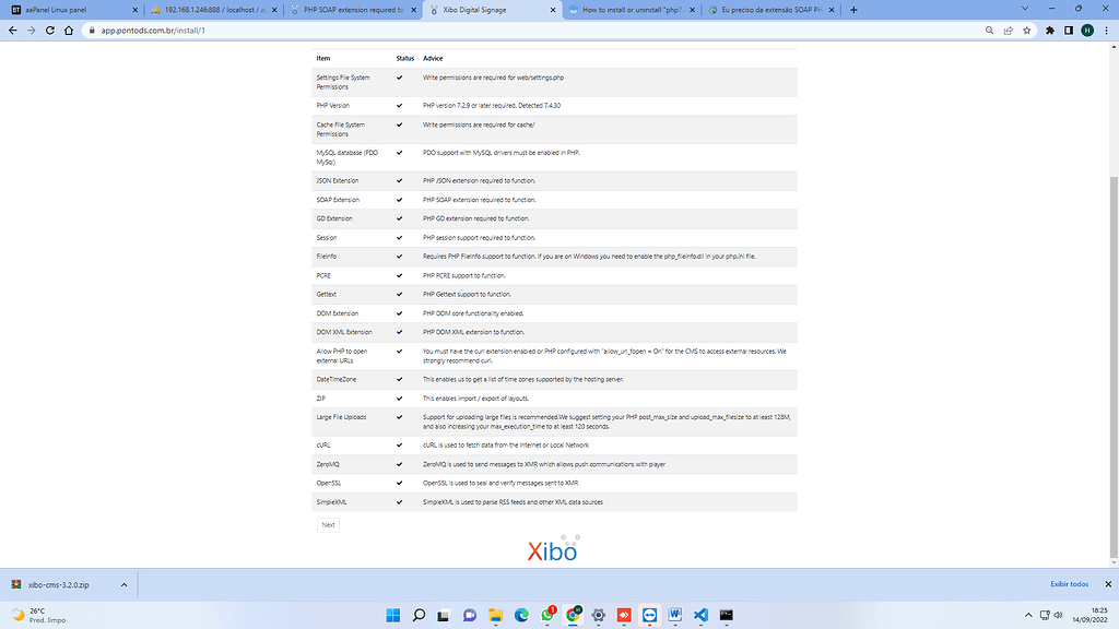 Xibo Cms 3 2 0 Installation Error Xibo Community