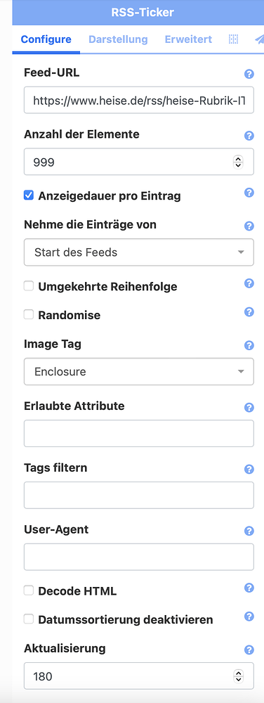 RSS Feed in the layout not up-to-date after some weeks - Xibo Player for Android - Xibo Community