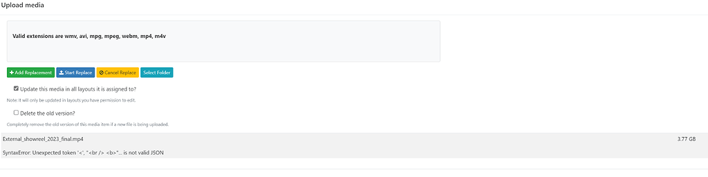 Layout Designee: upload media - CMS Features and Functionality - Xibo Community