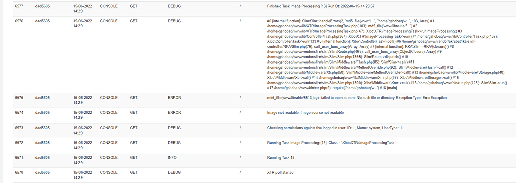 Unable to run image processing - CMS Features and Functionality - Xibo Community
