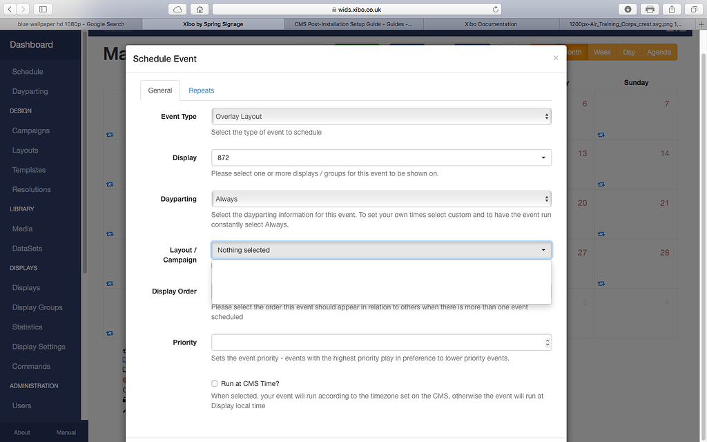 Overlay Issue Not Displaying - Get Help - Xibo Community Overlay Issue Not Displaying - Get Help - Xibo Community