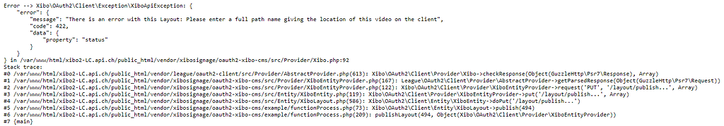API : Adding a local video widget - Developer Experience - Xibo Community