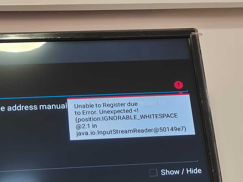 Unable To Connect To Cms V1813 Xibo Player For Android Xibo Community 5833
