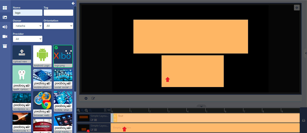 How to create a simple Layout - Guides - Xibo Community