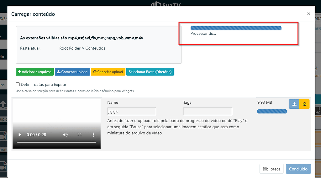 CMS V3.1.4 - Bug with the media upload form - Eternal Processing - CMS Features and ...