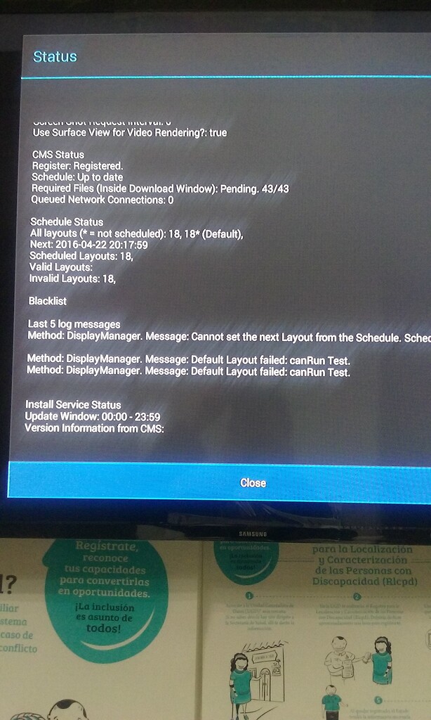 Layout ausente en pantallas - Get Help - Xibo Community