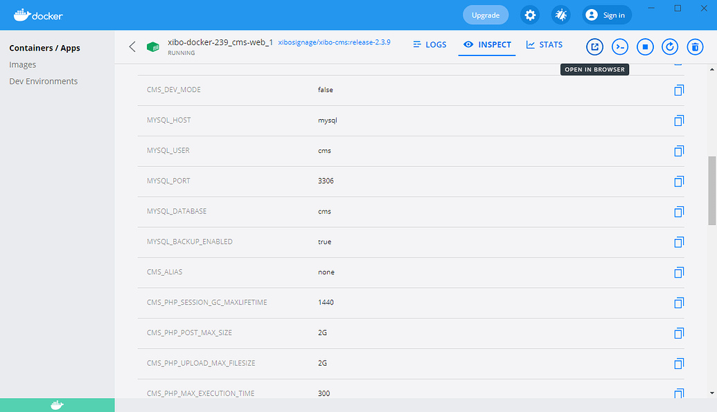 Xibo Cms Unable Accessing Mysql Docker Instance Cms Installation Xibo Community