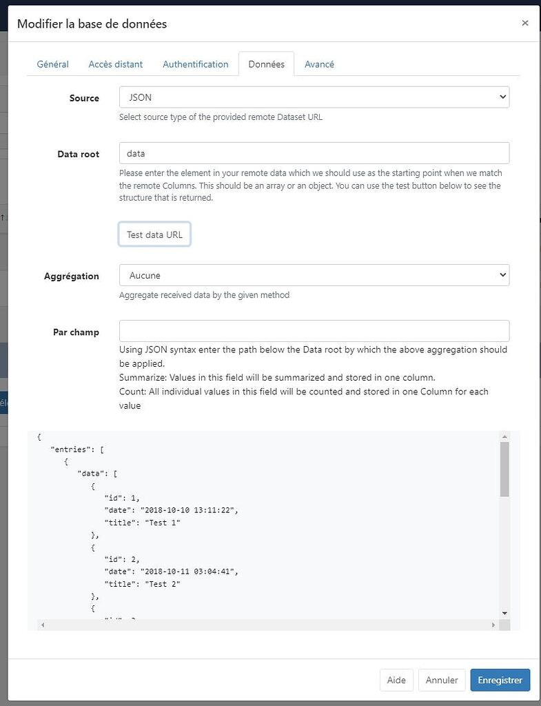 Problem of Remote Dataset - CMS Features and Functionality - Xibo Community