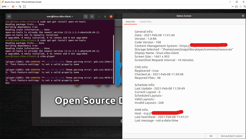 Invalid layouts - Xibo Player for Linux - Xibo Community