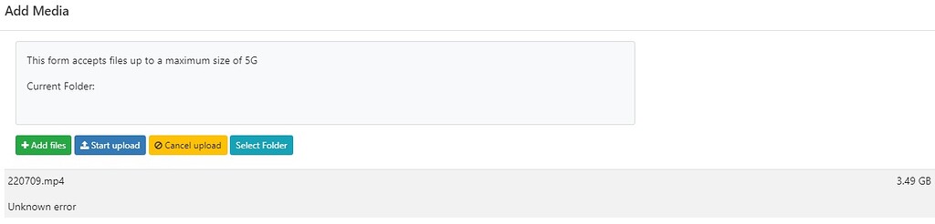 Xibo on docker: Upload of large files resume error request entity too large - CMS Features and ...