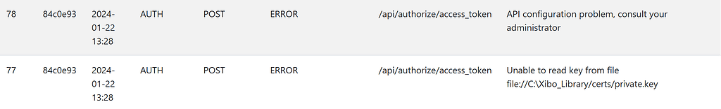 Unable to obtain access_token via API - CMS Features and Functionality - Xibo Community