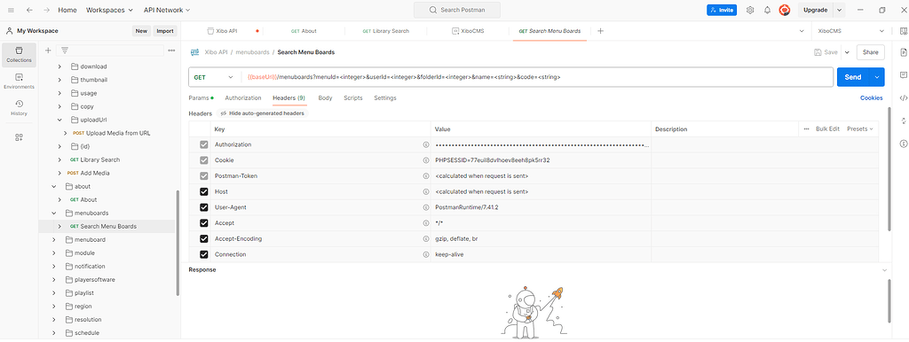 API - Able to get access token but every call returns a login page - CMS Features and ...