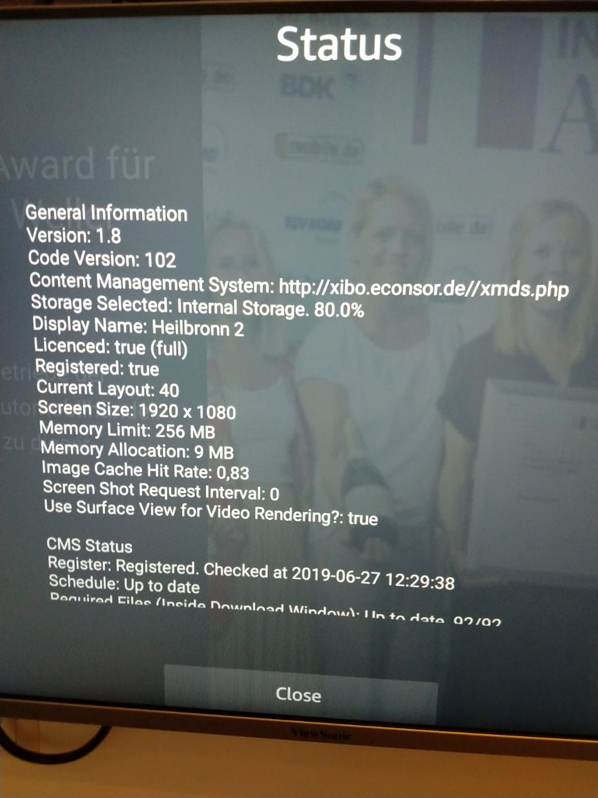 Display not updating no matter what - Get Help - Xibo Community