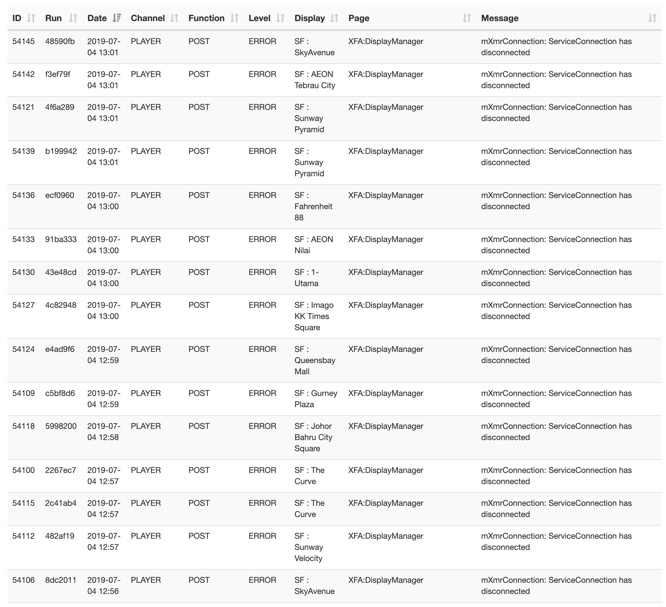 XMR error on Xibo 2.0.3 - Get Help - Xibo Community