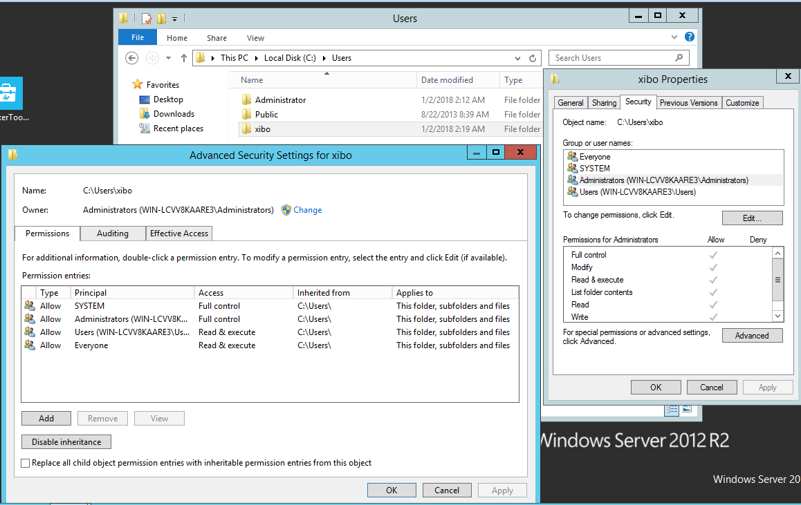 Unable to Install Xibo on Windows 2012 STD server 64bit - Get Help - Xibo Community