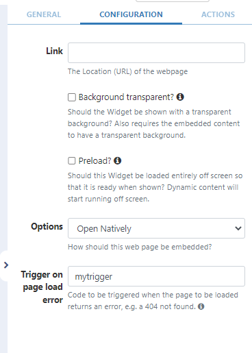 Webpage Trigger On Page Load Cms Features And Functionality Xibo Community