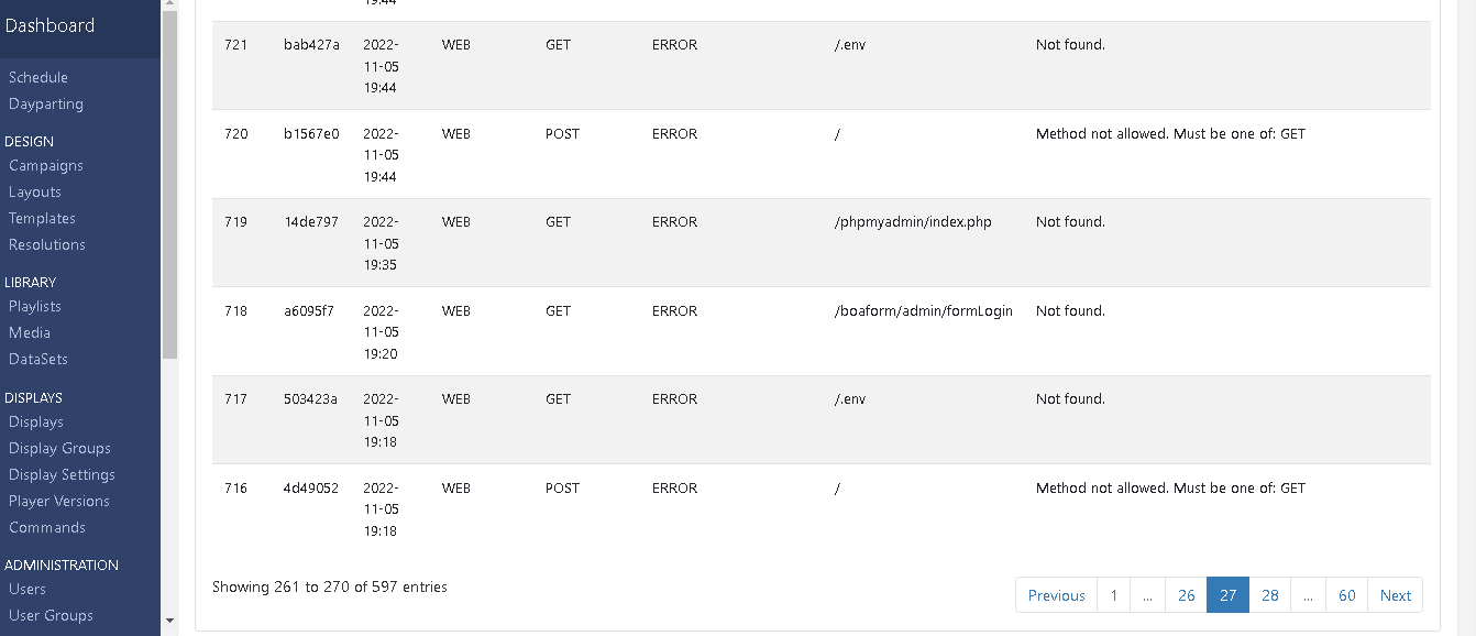 Issue with Windows Player not pushing content - Xibo Player for Windows - Xibo Community