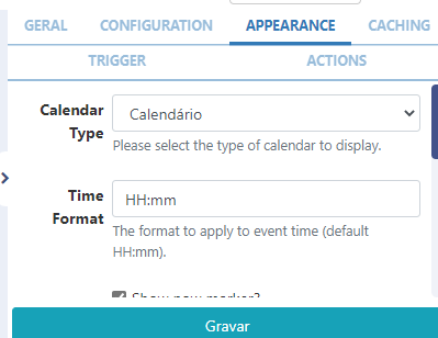 Calendar Module without "Templates" tab - CMS Features and ...