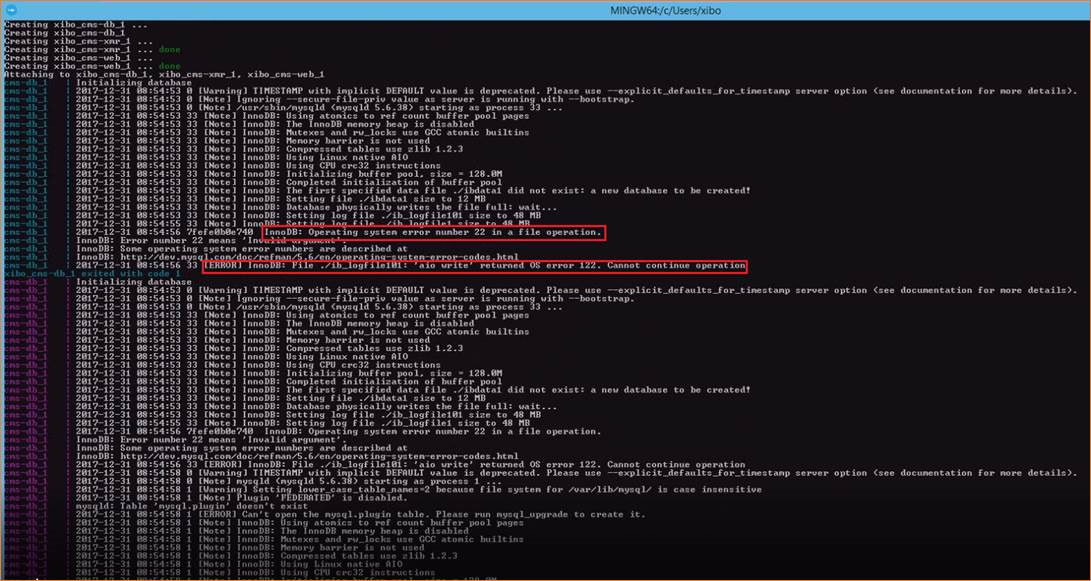 Unable To Install Xibo On Windows 2012 Std Server 64bit Get Help Xibo Community